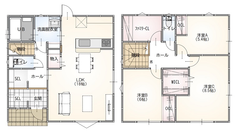 【宇部市】中野開作3号地 モデルハウス (平屋/3LDK) | 宇部エリア | 山口県のハウスメーカーは、いえとち本舗のイエテラス